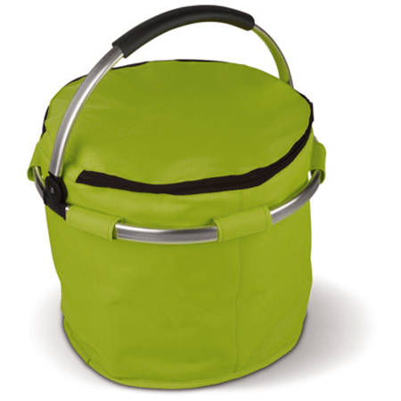 Sac isotherme rond pliable publicitaire personnalisé